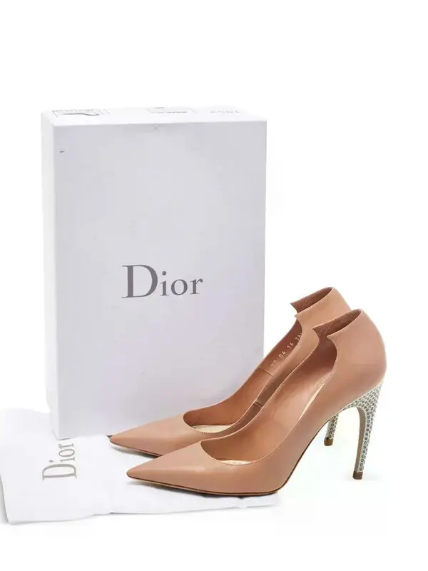 Dior Crystal-embellished Pointed-toe Pumps