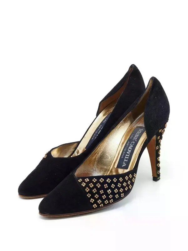 Rene Caovilla D'orsay Pumps With Embellished Detailing