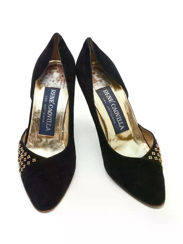 Rene Caovilla D'orsay Pumps With Embellished Detailing