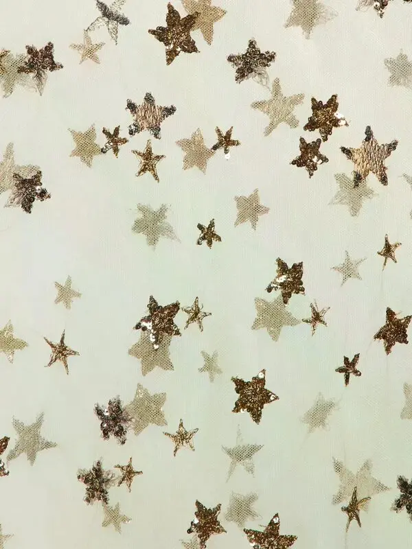 Valentino Garavani Embellished Star Tulle T-shirt - Neutrals