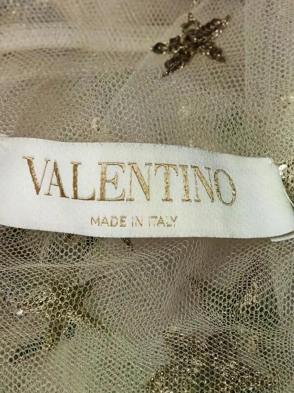 Valentino Garavani Embellished Star Tulle T-shirt