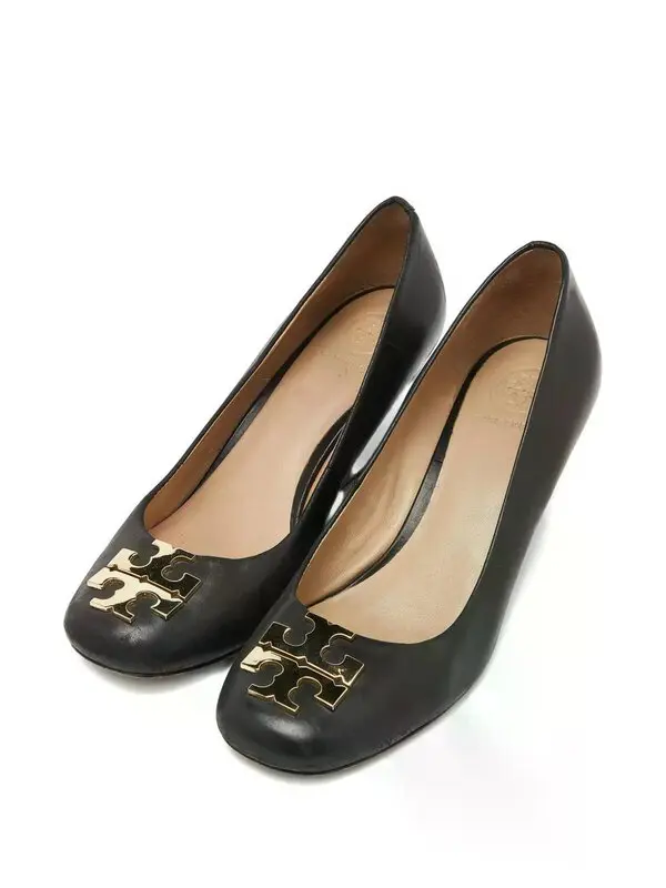 Tory Burch Leather Wedge Pumps