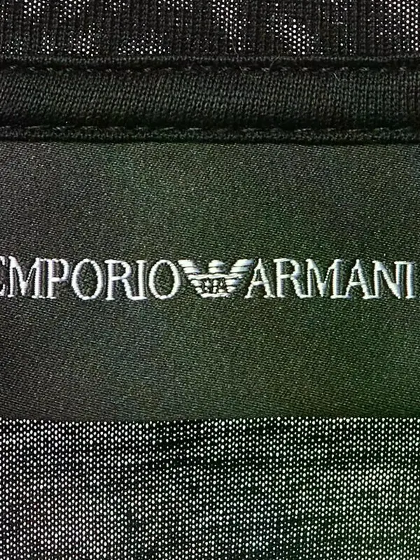 Emporio Armani Logo-embroidered T-shirt