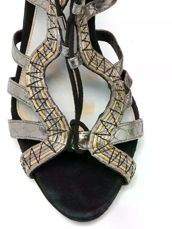 ALEXANDRE BIRMAN Ankle-tie Stiletto Sandals