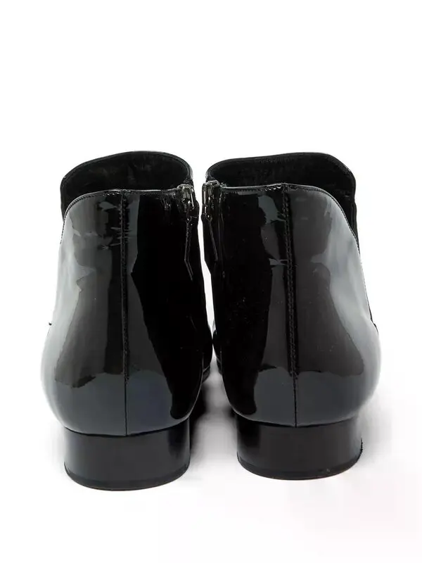 Miu Miu Almond-toe Leather Chelsea Boots