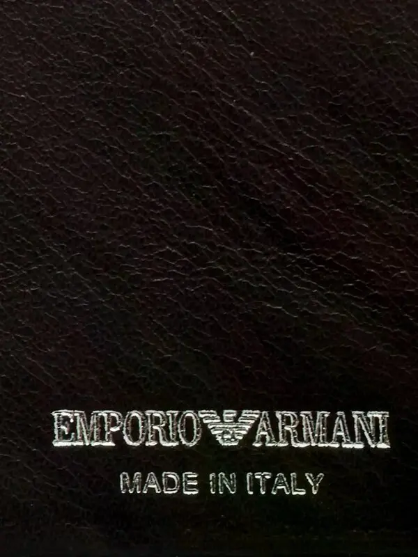 Emporio Armani Monogram-print Passport Holder