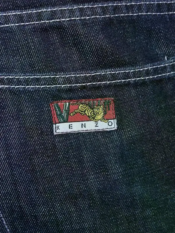 Kenzo Logo Patch Jeans