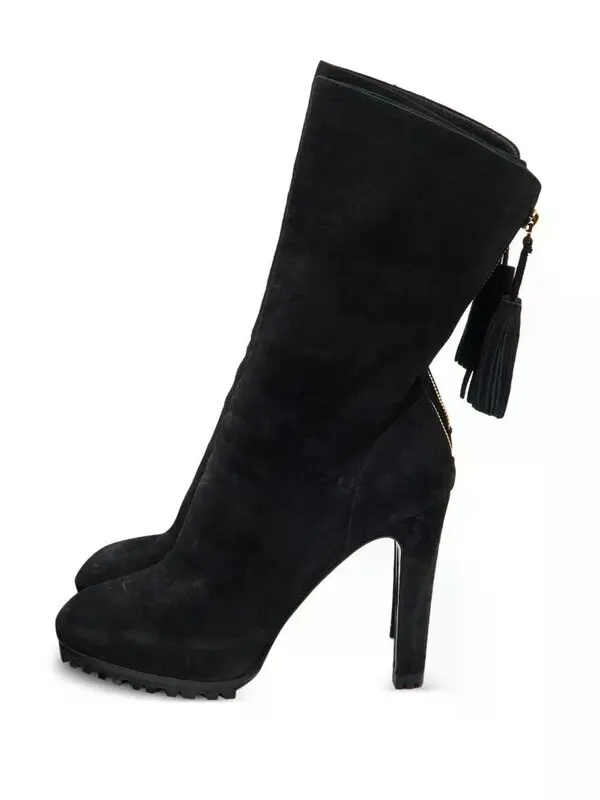 Saint Laurent Tassel Platform Boots
