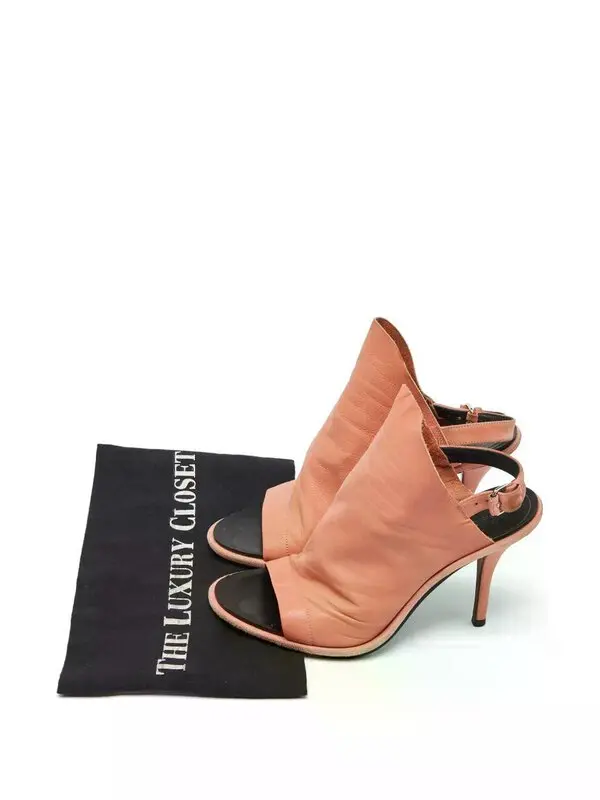Balenciaga Glove Slingback Sandals - Orange