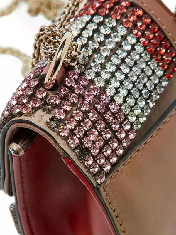 Valentino Garavani Crystal Embellished Shoulder Bag