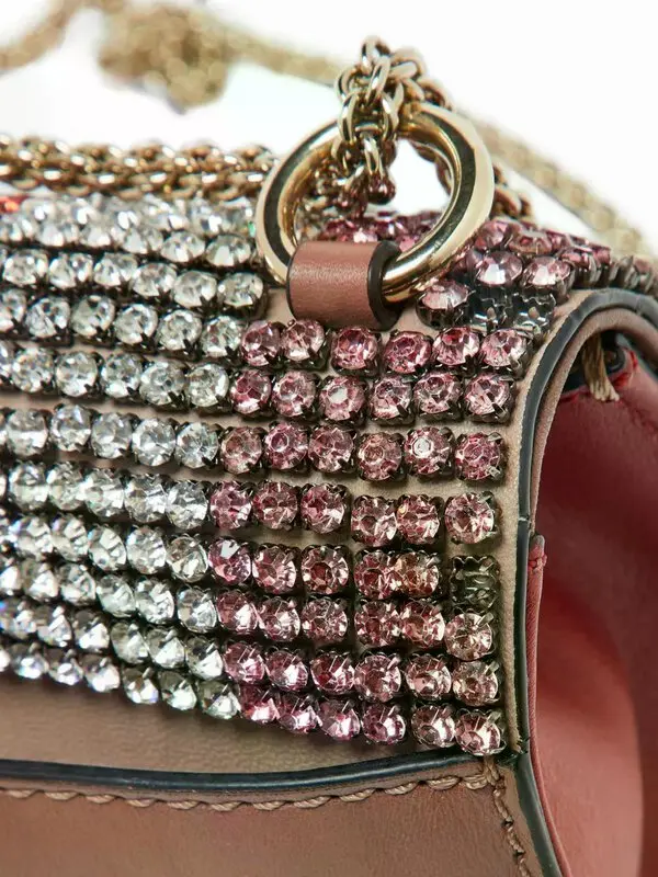 Valentino Garavani Crystal Embellished Shoulder Bag