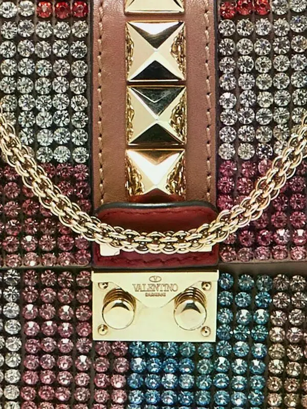 Valentino Garavani Crystal Embellished Shoulder Bag