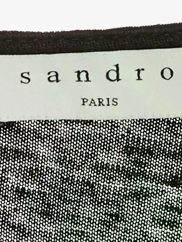 Sandro Long-sleeved Knitted T-shirt