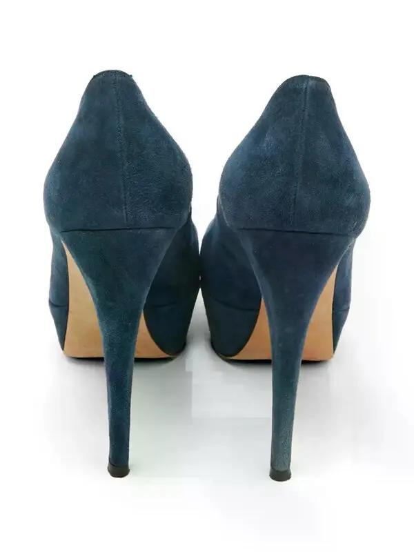 STUART WEITZMAN Suede Platform Pumps