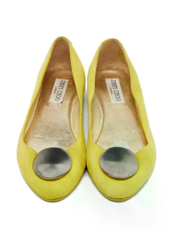 JIMMY CHOO Wray Suede Ballet Flats