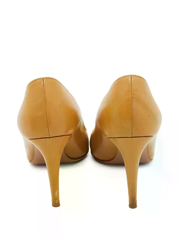 Prada Pointed-toe Leather Pumps