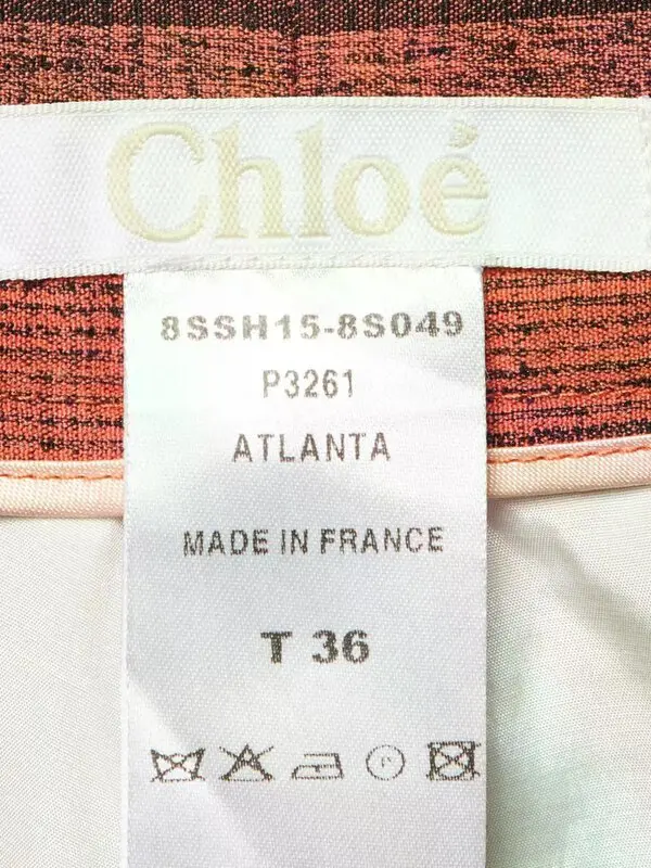 Chloé Striped Tie-detail Shorts