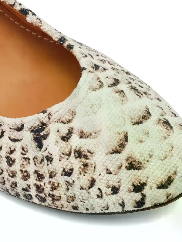 LANVIN Python-print Stiletto Pumps - Neutrals