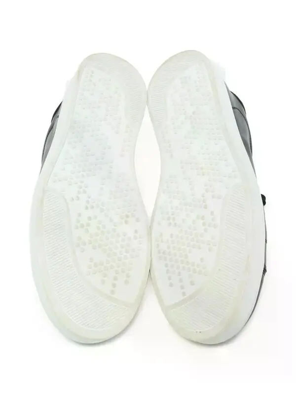 GIANVITO ROSSI Low-top Leather Lace-up Sneakers