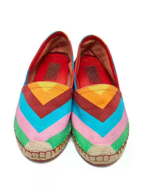 Valentino Garavani Chevron-print Espadrilles