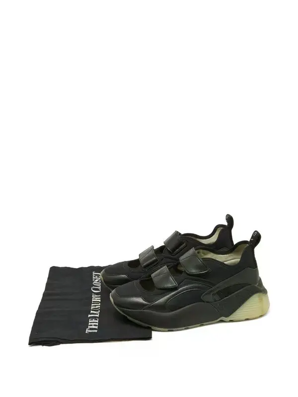 Stella McCartney Eclypse Touch-strap Sneakers - Black