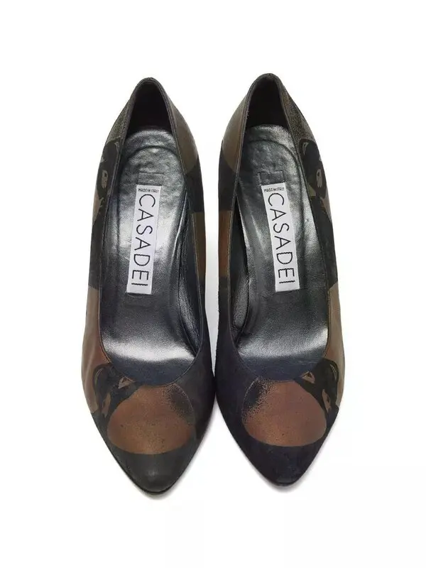 Casadei Printed Pointed-toe Pumps