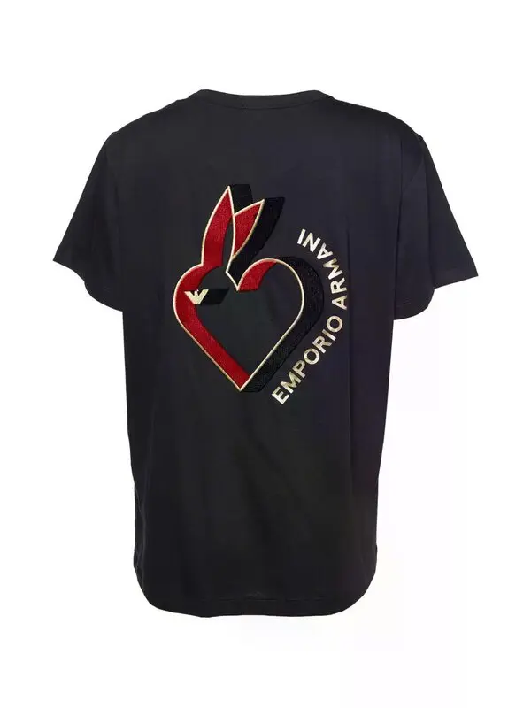 Emporio Armani Embroidered Logo T-shirt