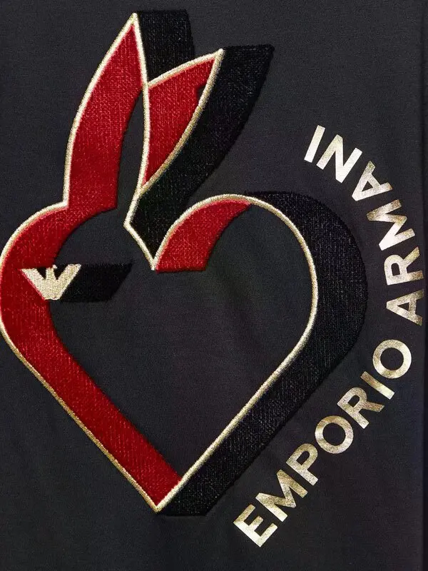 Emporio Armani Embroidered Logo T-shirt