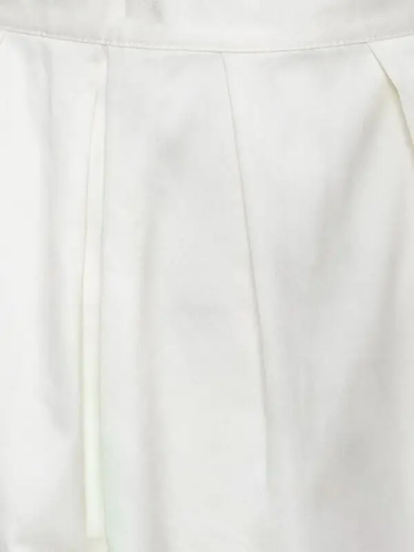 Just Cavalli Pleated Twill Skirt