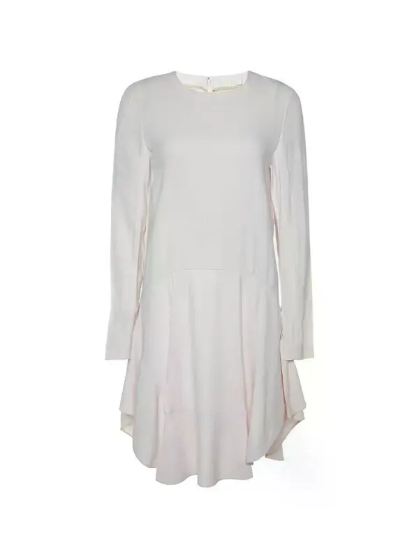 Chloé Crepe Long Sleeve Dress