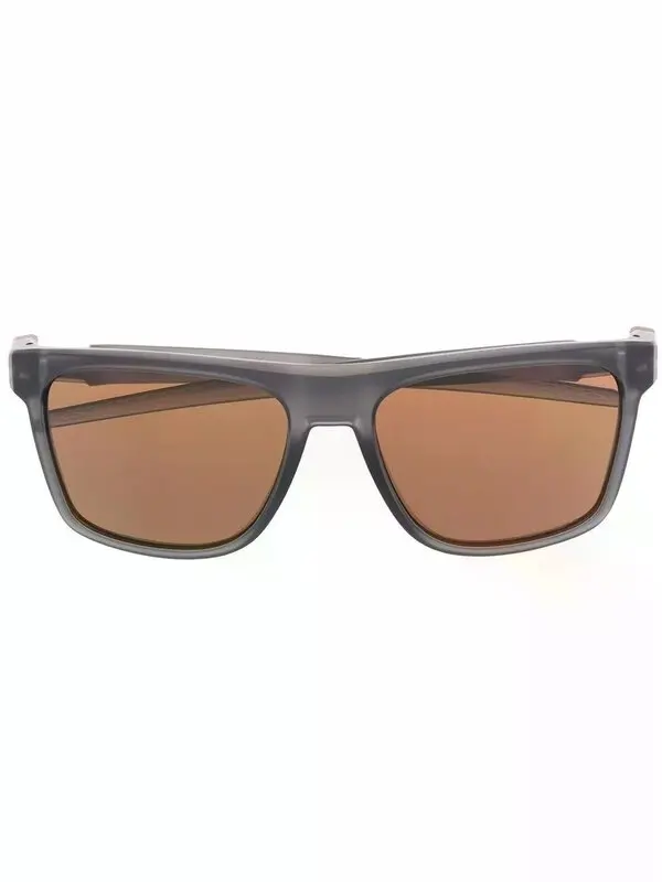 Oakley Leffingwell Rectangular-frame Sunglasses - Grey