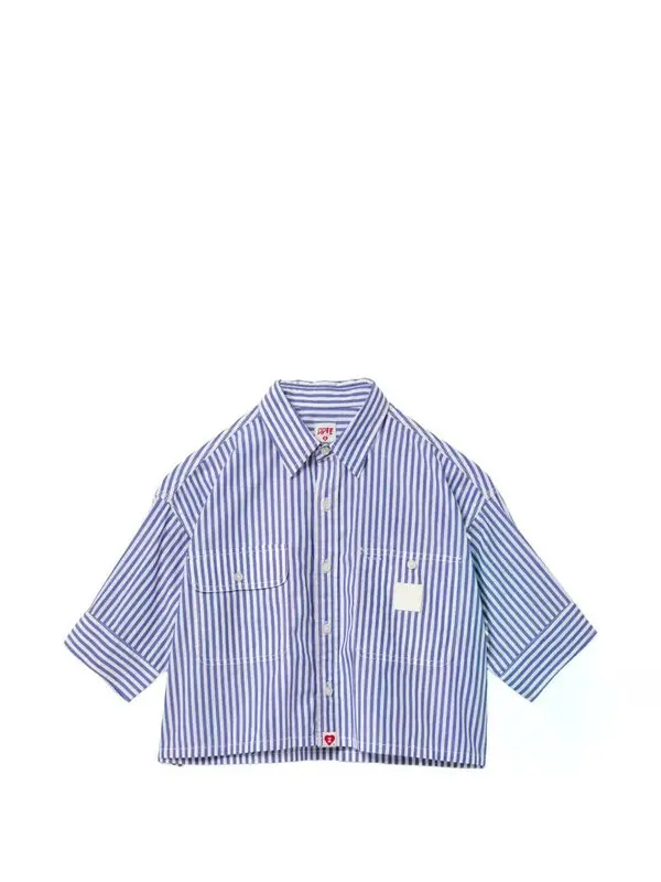AAPE BY *A BATHING APE Apeecashmere Blend Striped Shirt