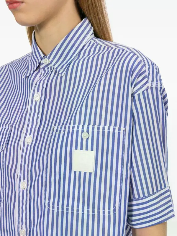 AAPE BY *A BATHING APE Apeecashmere Blend Striped Shirt