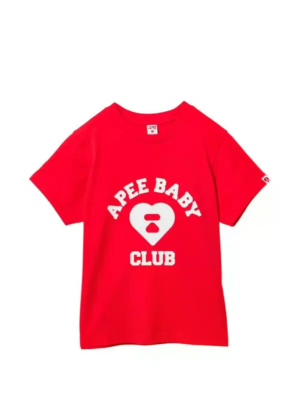AAPE BY *A BATHING APE Apee™ A Bathing Ape® Printed T-shirt - Red