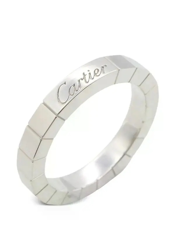 Cartier 18k White Gold Lanière Ring