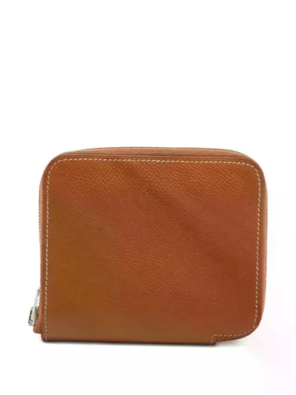 Gucci Azap Silk'in Epsom Leather Wallet - Brown