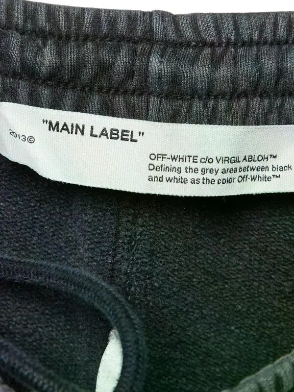 Off-White Caravaggio Print Washed Cotton Shorts