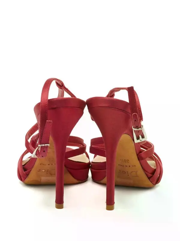 Dior Satin Strappy Slingback Sandals