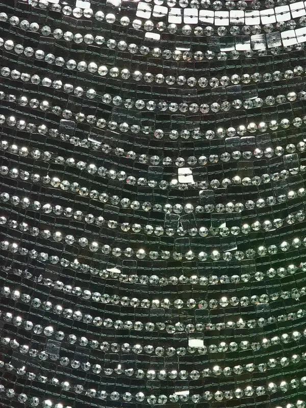 Emporio Armani Sequin-embellished Silk Tank Top