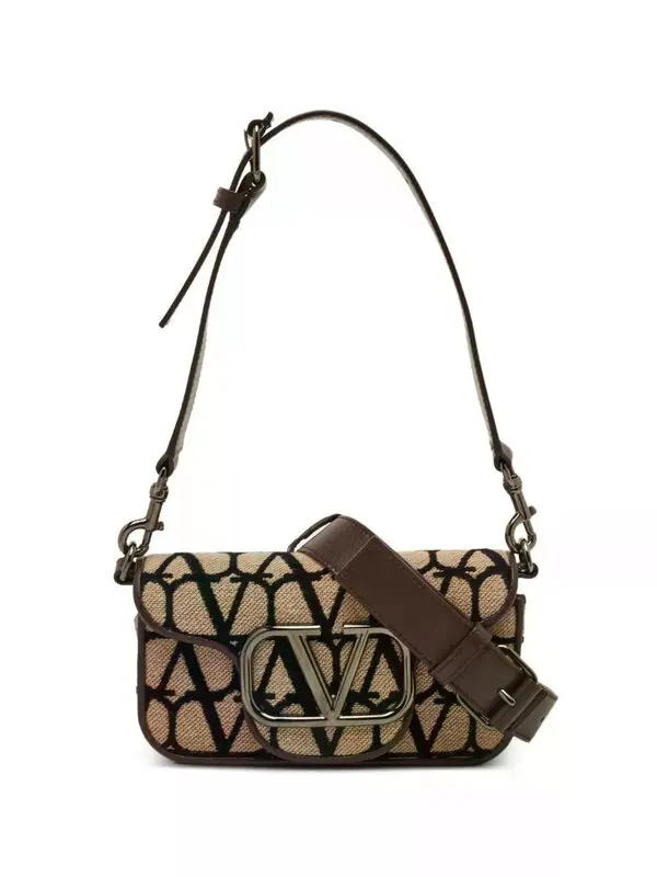 Valentino Garavani Small Locò Shoulder Bag - Neutrals