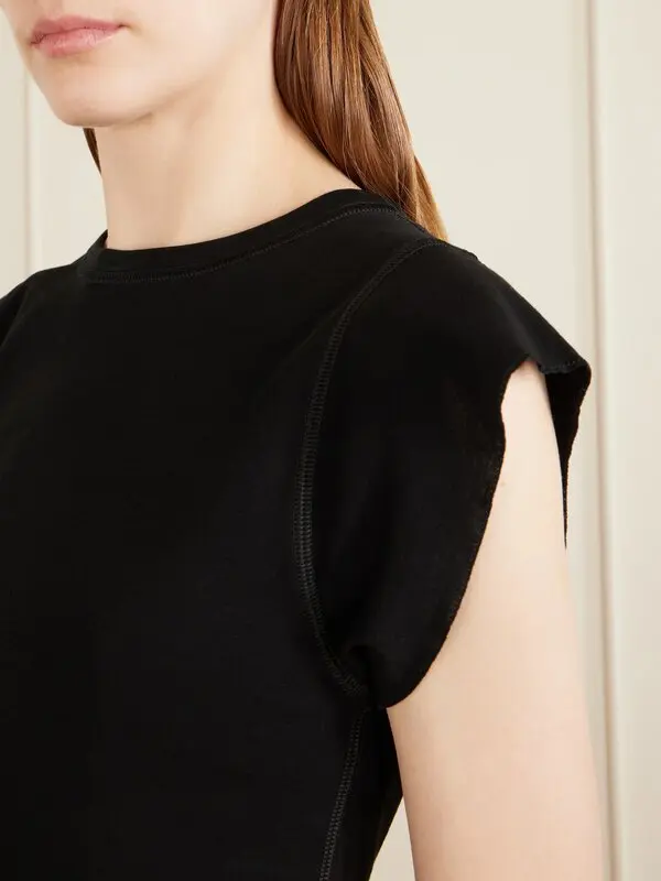 Khaite Angel Cotton Jersey T-shirt - Black