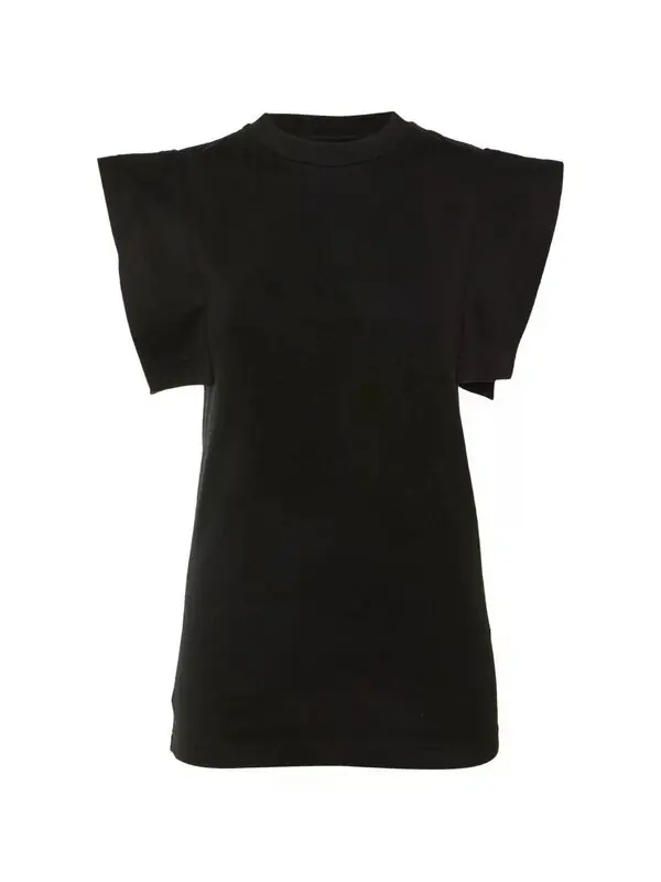 Isabel Marant Étoile Zelipa Structured Shoulder T-shirt - Black
