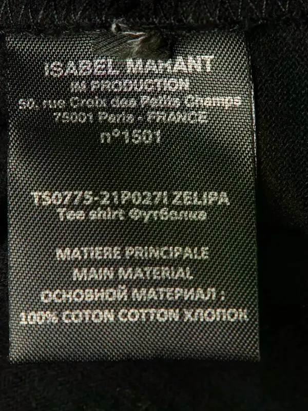 Isabel Marant Étoile Zelipa Structured Shoulder T-shirt