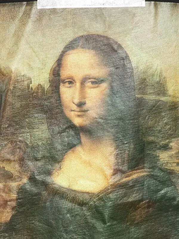 Off-White Mona Lisa Print Long-sleeve T-shirt