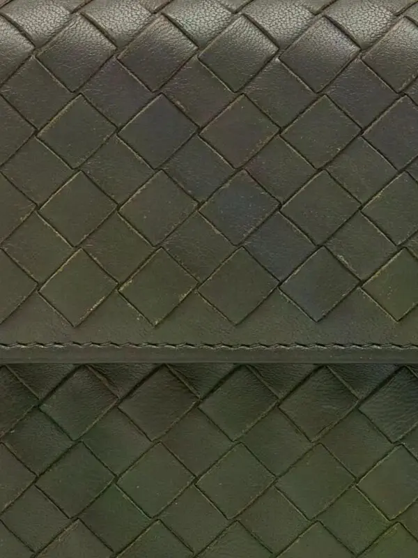 Bottega Veneta Intrecciato Flap Wallet