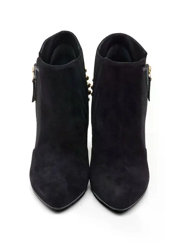 LORIBLU Embellished Ankle Boots