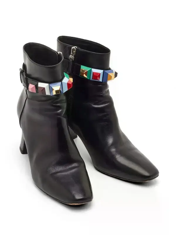 Fendi Studded Ankle Boots