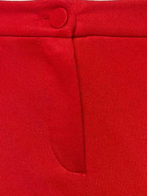 Gucci Stripe-detail Slim-fit Trousers - Red