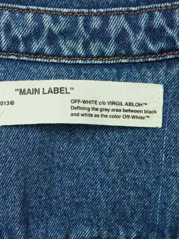 Off-White Logo-print Denim Shirt Jacket