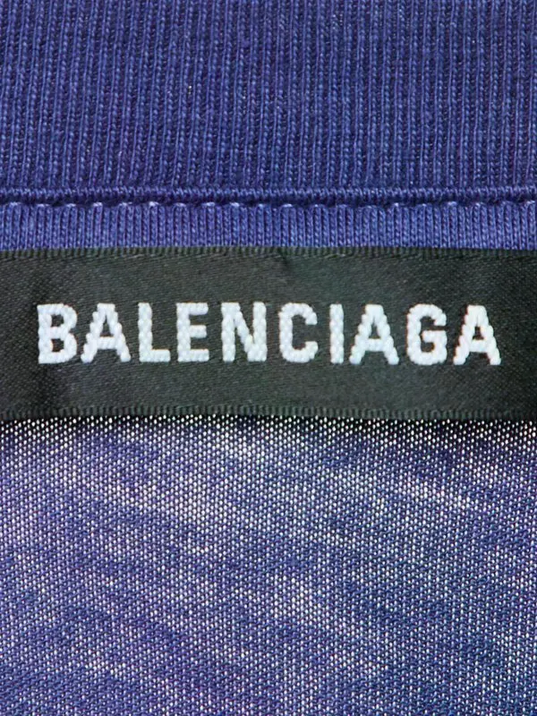 Balenciaga Political Logo T-shirt - Blue